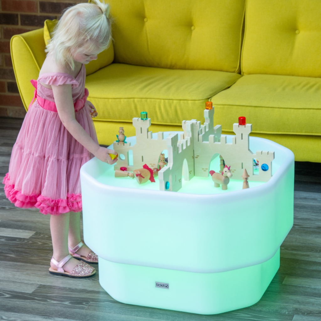 Sensory Mood Discovery Glow Mini Tuff Table | Educational Equipment Supplies