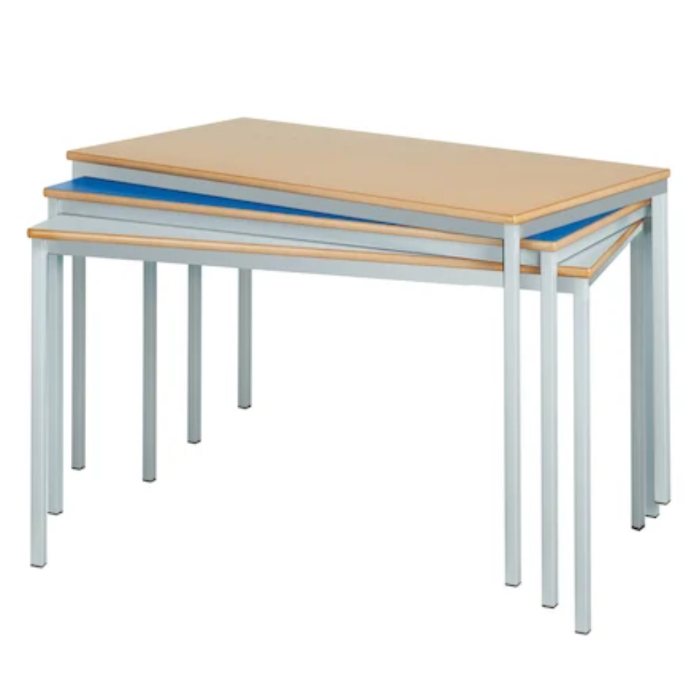 Value Fully Welded Rectangular Classroom Tables - Bullnose Edge | Educational Equipment Supplies