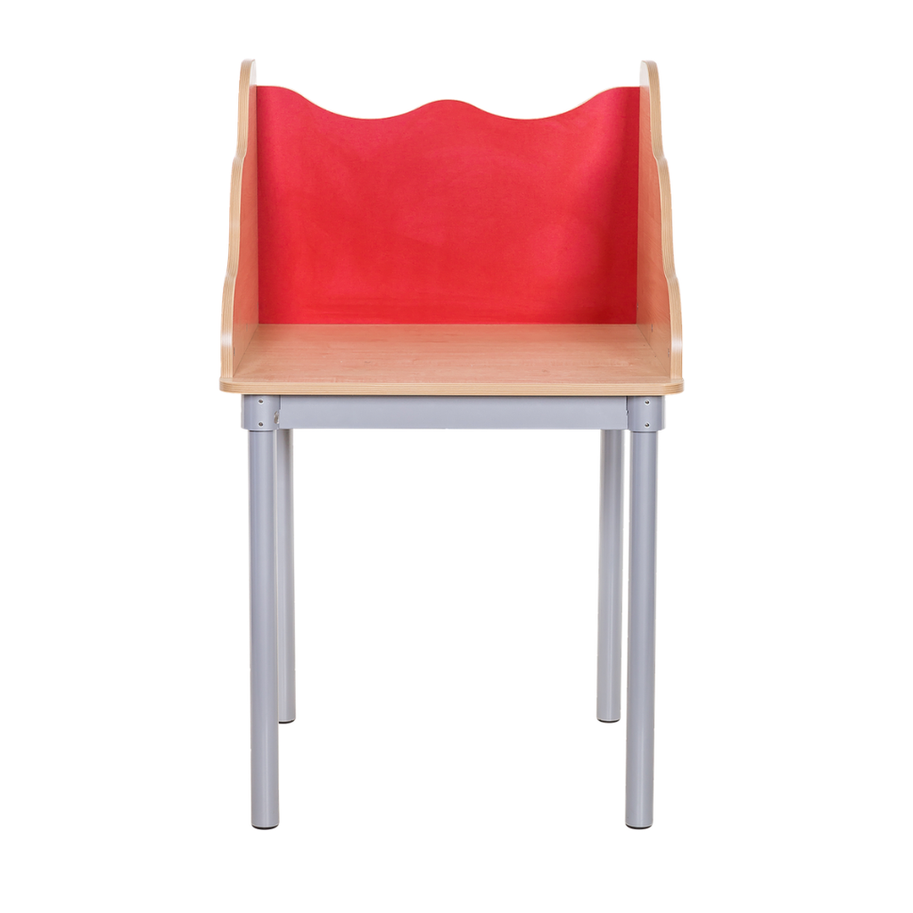 KubbyClass Wave Single Study Carrel | Educational Equipment Supplies