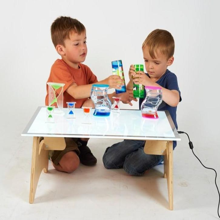 A2 Led Light Sensory Panel + Folding Table Set | Educational Equipment Supplies