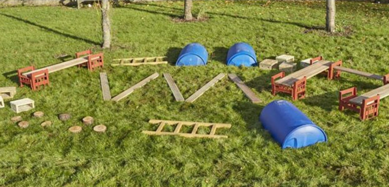 Loose Parts Obstacle Course Set | Educational Equipment Supplies