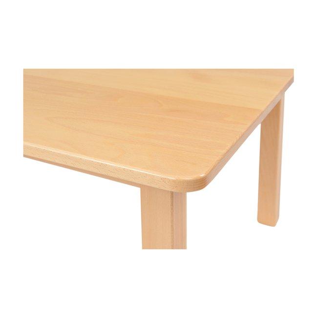Solid Beech Nursery Rectangular Table - W1500 x D690mm | Educational Equipment Supplies