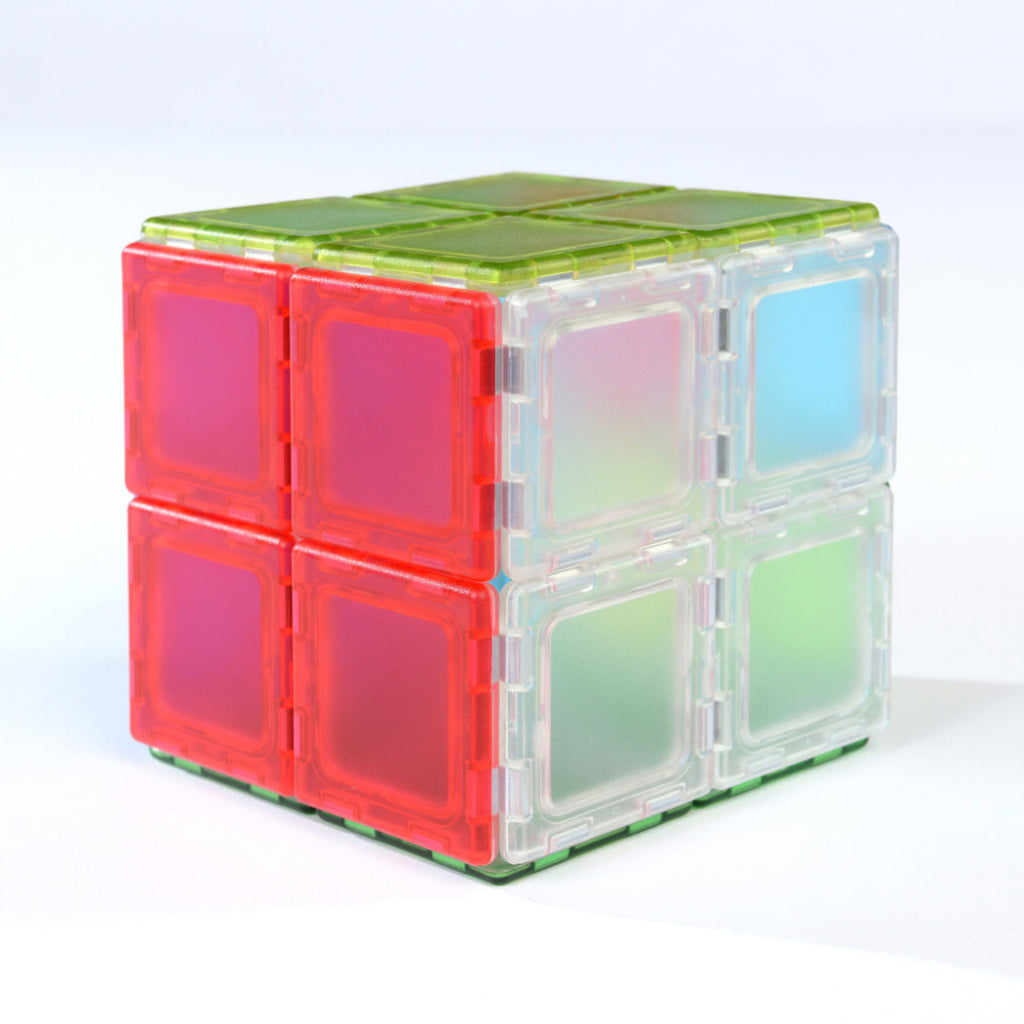 Polydron Translucent Solid Magnetic Essential Shapes Set - 104 Pieces | Educational Equipment ...