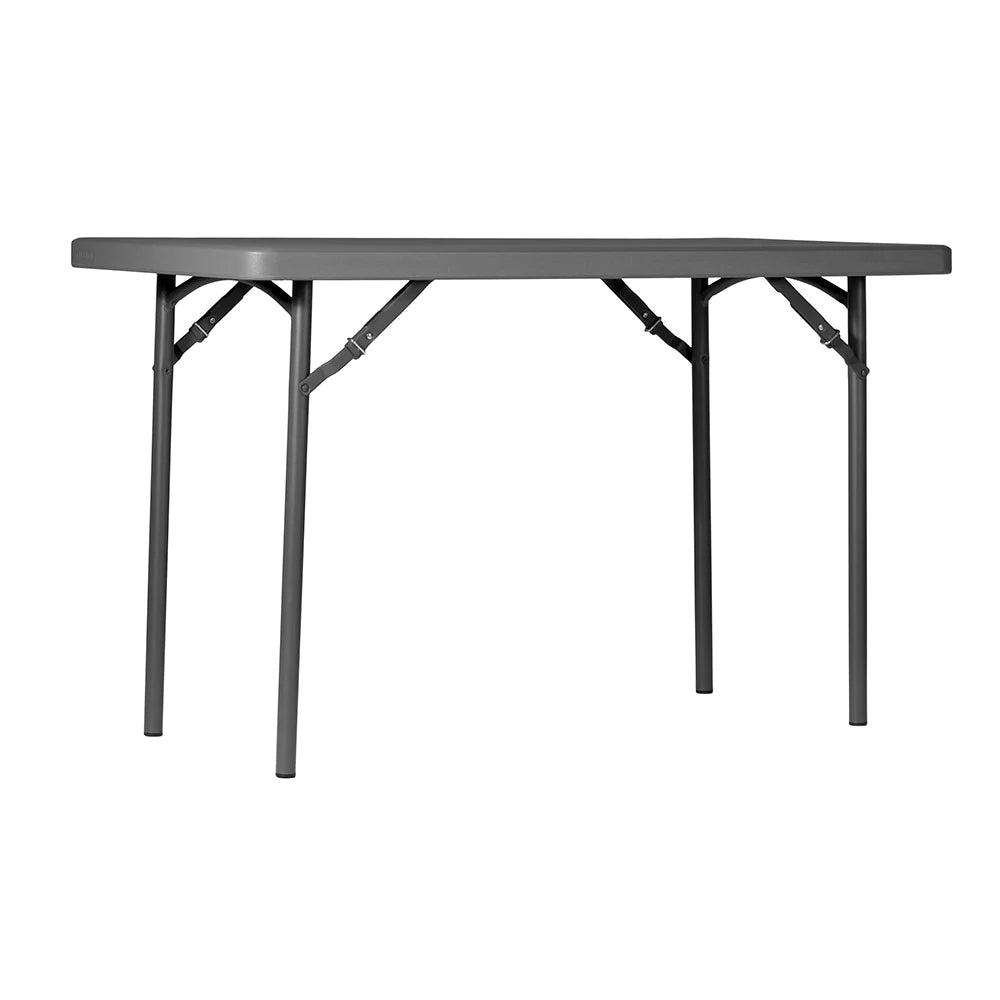 Zown Rectangle Folding Table Bundle - 20 Tables & Storage Trolley - 4ft x 2ft (L1220 x W600mm ...