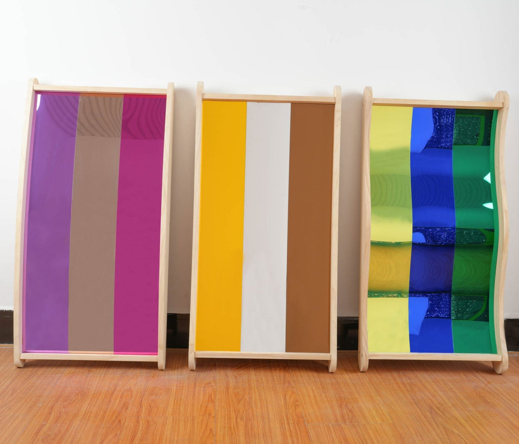 3 Acrylic Sensory Fun House Mirrors | Educational Equipment Supplies