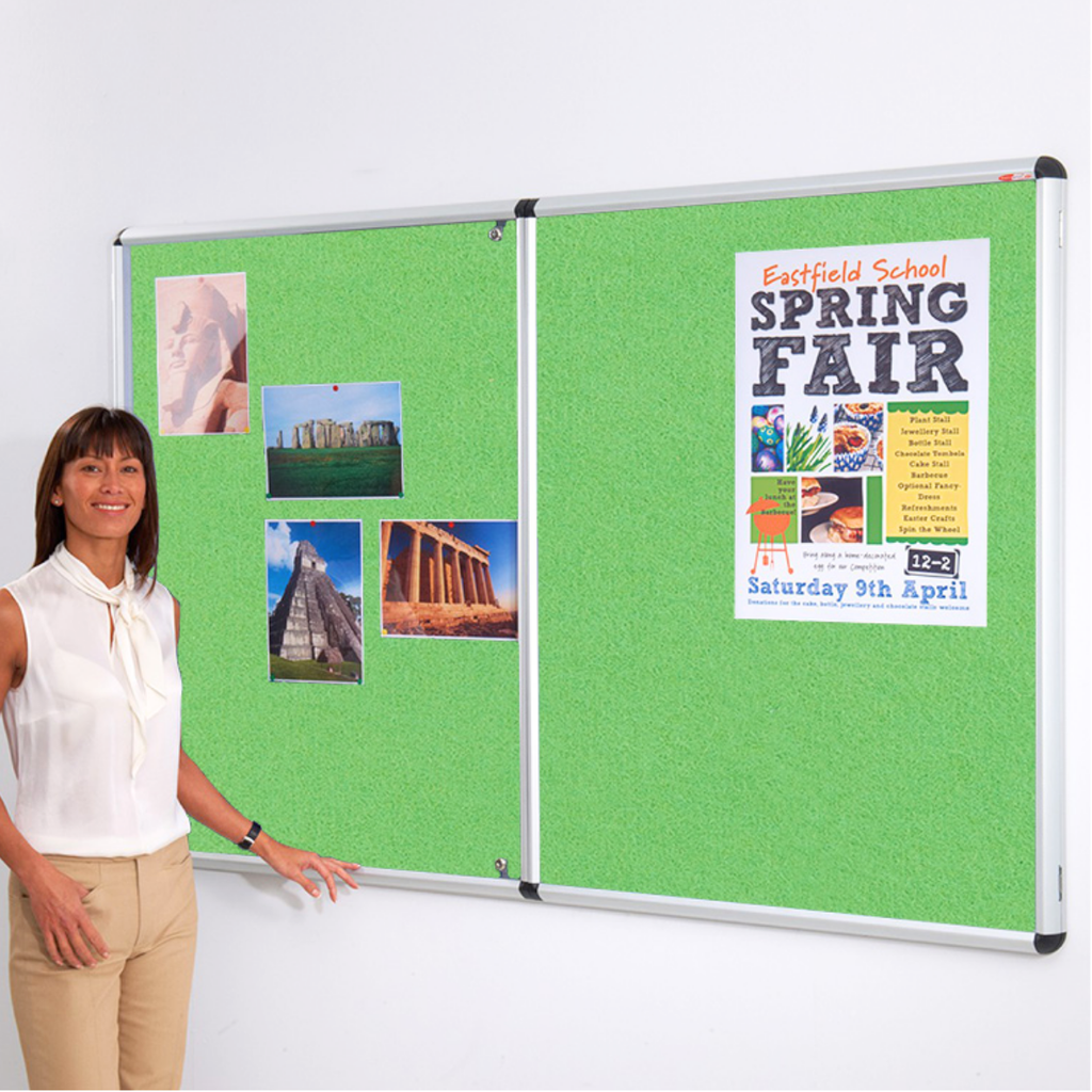 Shield® Tamperproof Noticeboards - Aluminium Frame - Loop Nylon ...