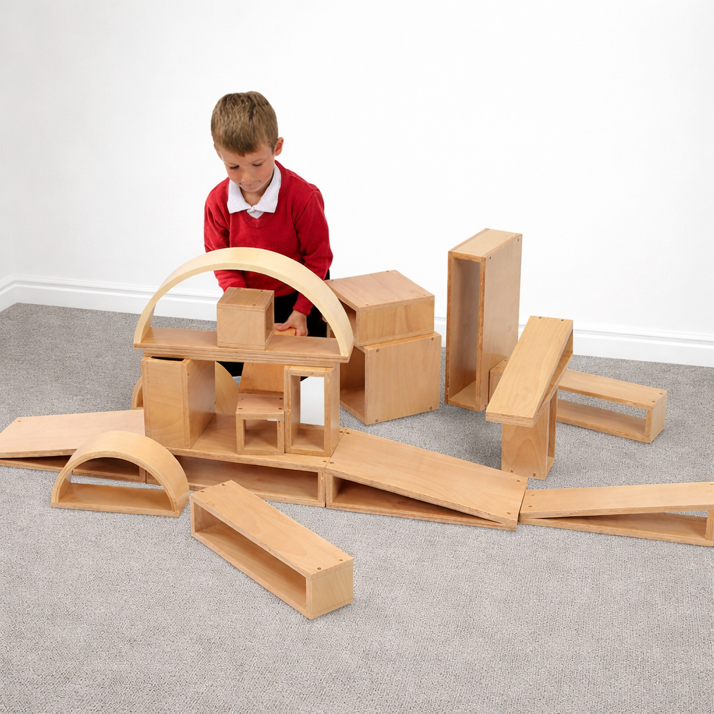 Brico Blocks Pack Of 20 | Wooden Construction | www.ee-supplies.co.uk ...