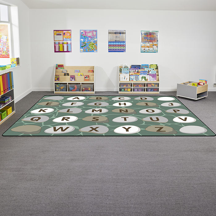 Alphabet Rocks Learning Carpet W2570 x D3600mm | Educational Equipment ...