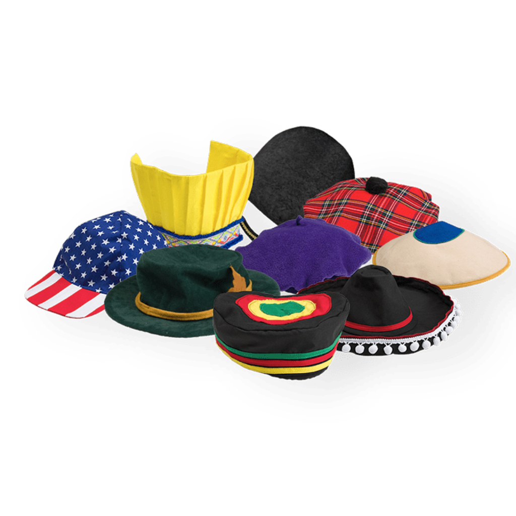 Around The World Hat Set | Role Play | www.ee-supplies.co.uk ...