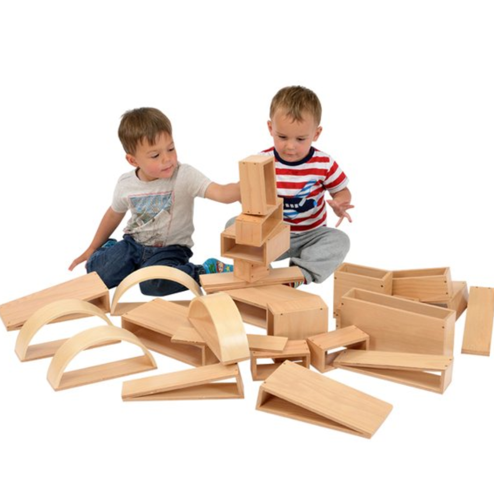 Brico Blocks Pack Of 30 | Wooden Construction | www.ee-supplies.co.uk ...