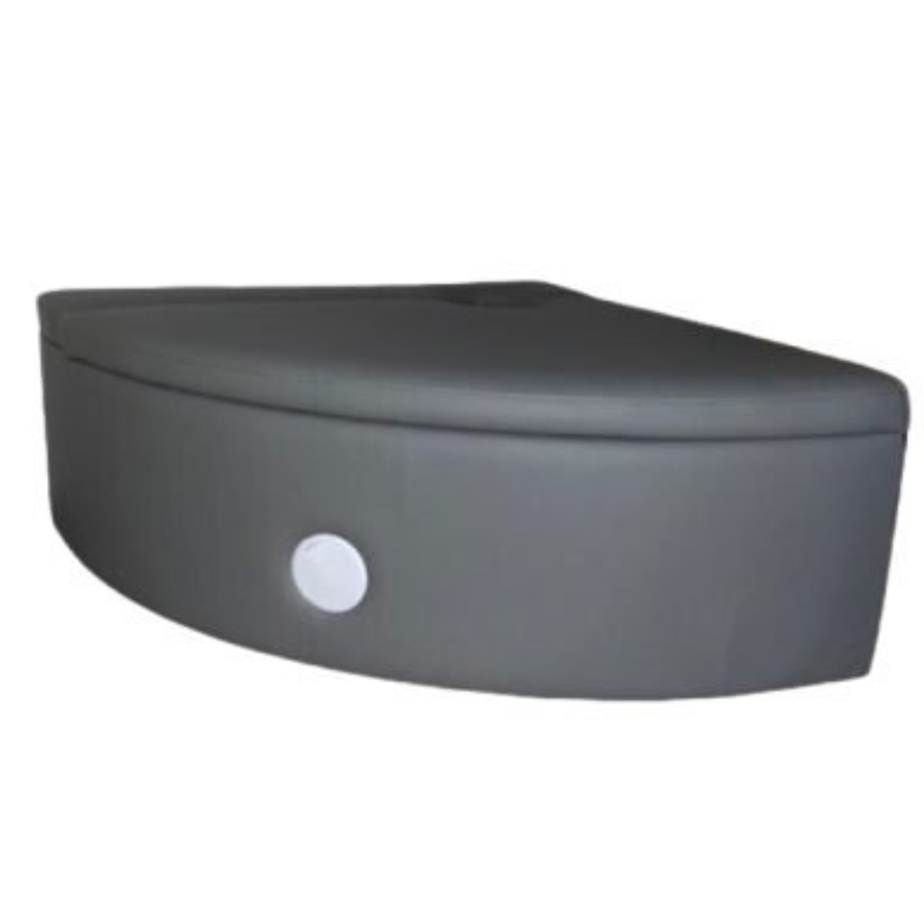 Bubble Tube Corner Grey Padded Surround Seat Base Plinth – 95 x 95 x ...