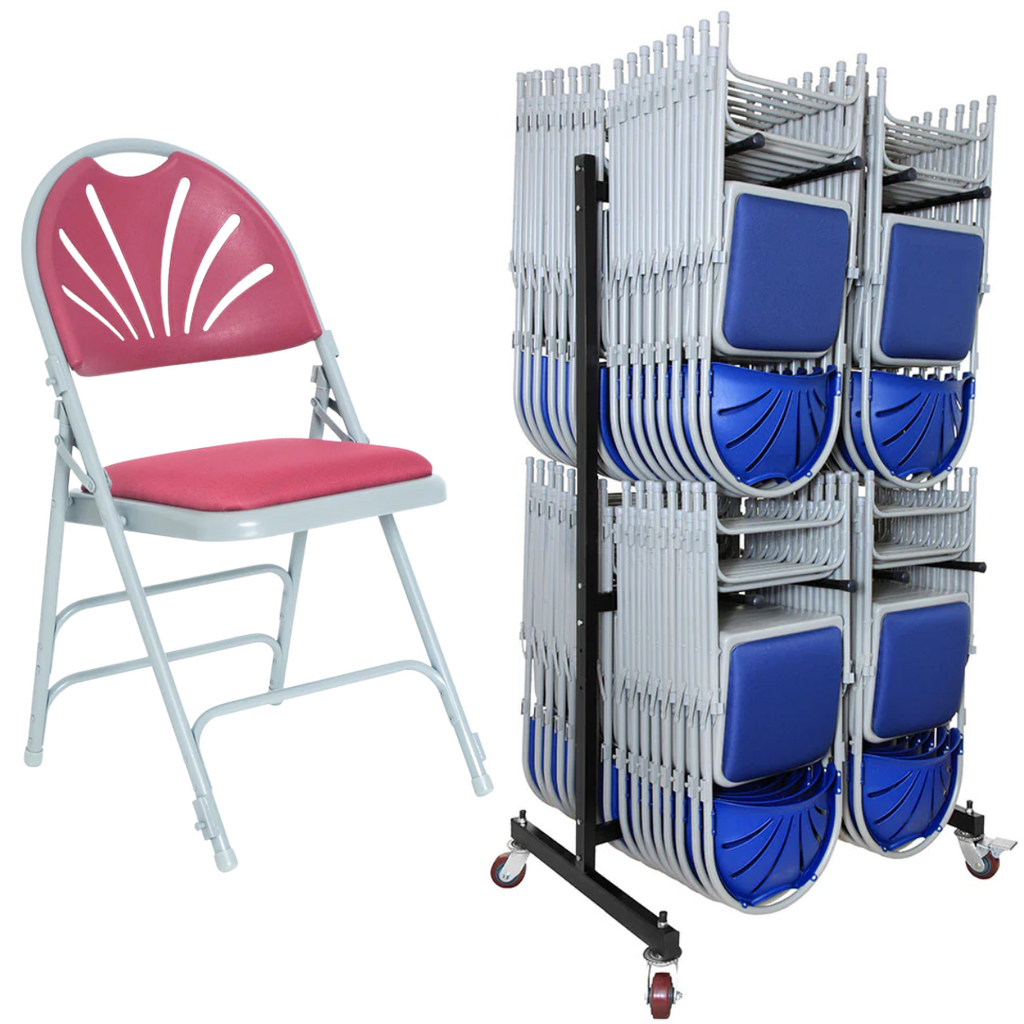56 x Comfort Plus Folding Chair + Trolley Bundle | Educational ...