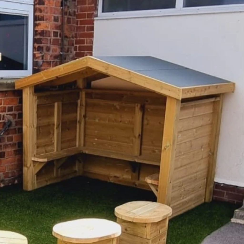 Children's Outdoor Wooden Hut | www.ee-supplies.co.uk– Educational ...