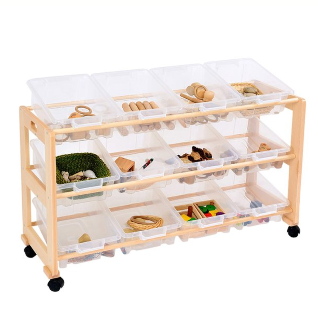 Single Sided Classroom 12 Tray Tidy | School tray storage | www.ee ...
