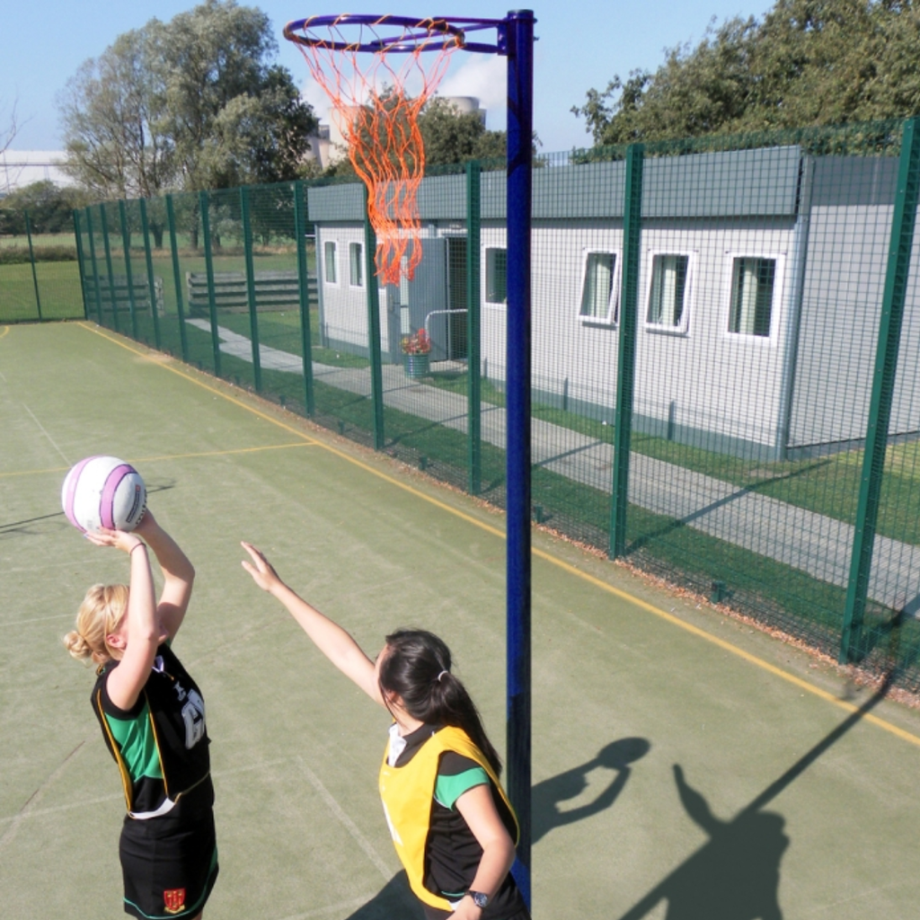Club Socketed Netball Post - Pair | www.ee-supplies.co.uk– Educational ...
