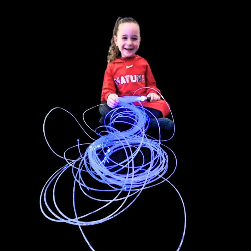 Colour Changing Fibre Optic Wand with Tails 1.5MTR | Educational ...