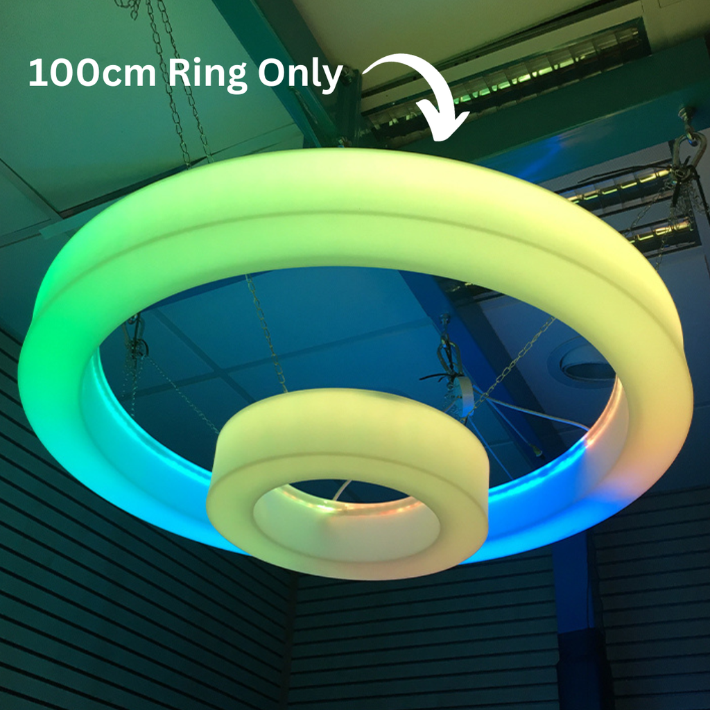 100cm Colour Changing Sensory Ceiling Ring Light & Remote | Educational ...