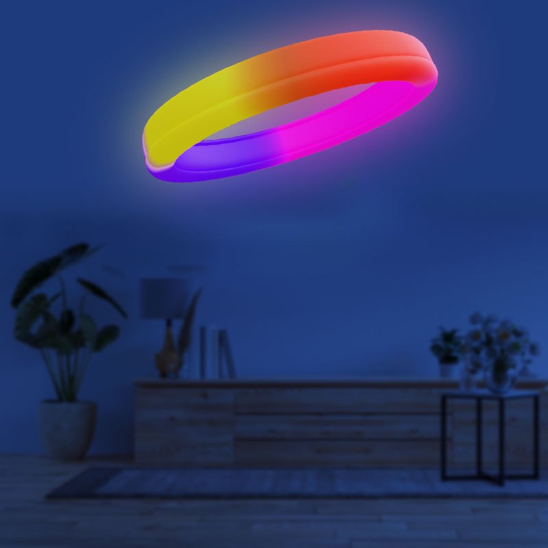 40cm Colour Changing Sensory Ceiling Ring Light & Remote | Educational ...