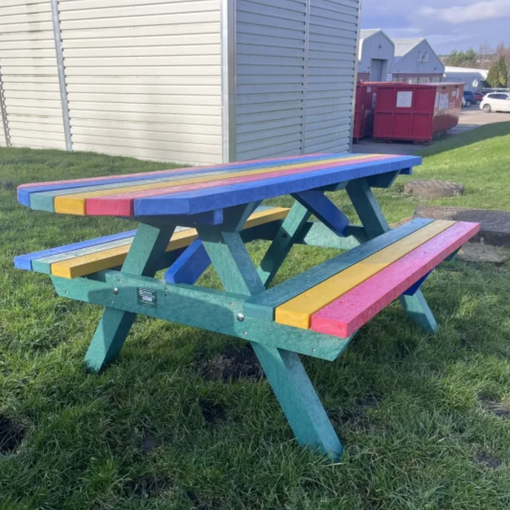 Composite Heavy Duty Extended Top Picnic Bench | Educational Equipment ...