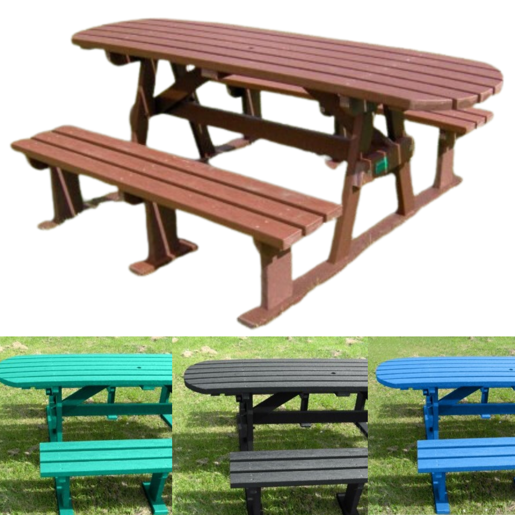 Composite Sturdy Picnic Bench Extended Top | Educational Equipment Supplies
