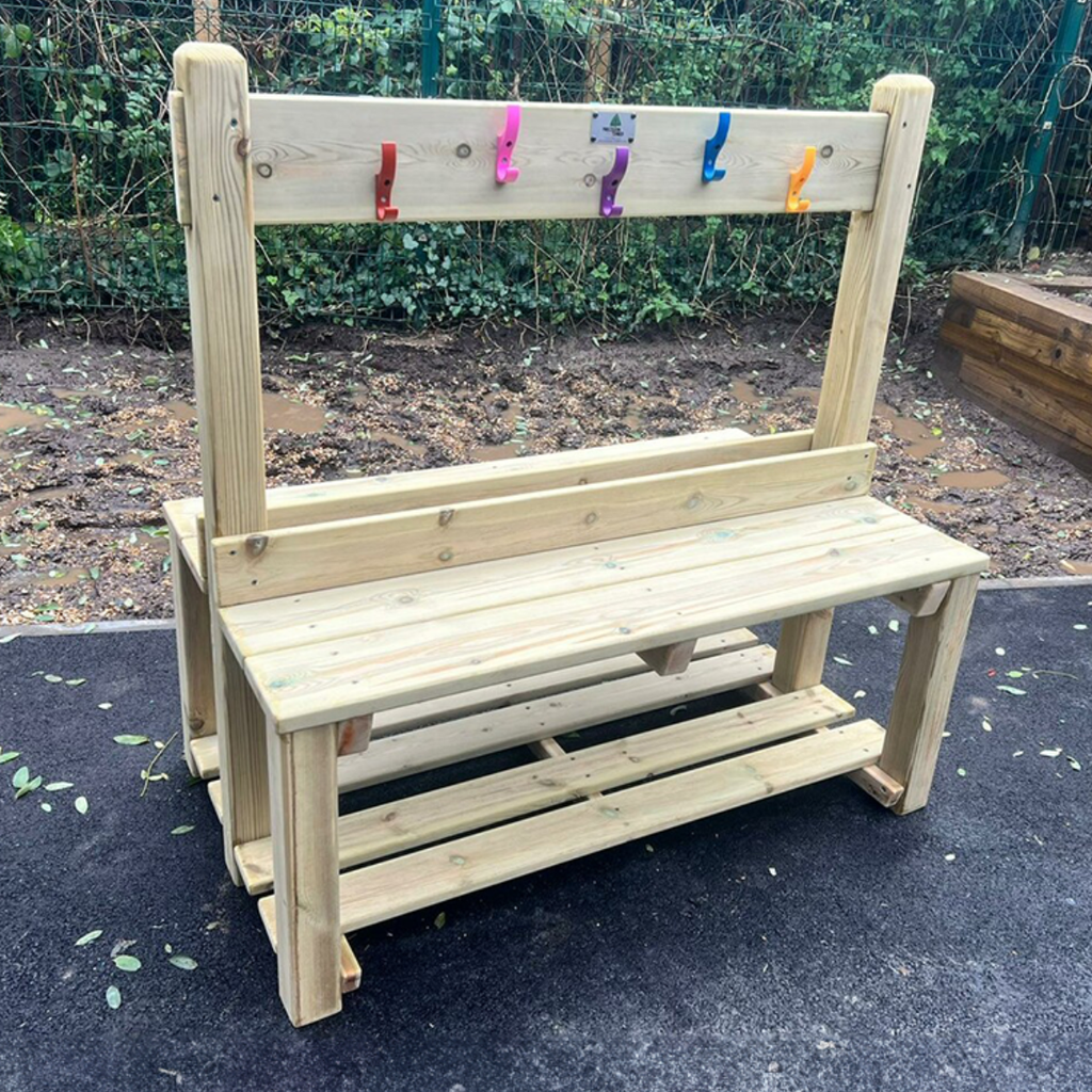 Early Years Double-Sided Coat, Welly& Bag Stand | www.ee-supplies.co.uk ...