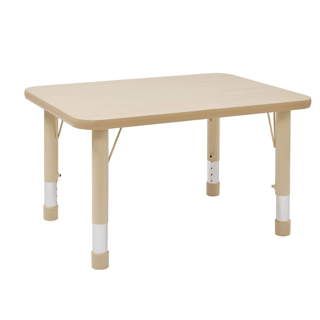 Elegant Height Adjustable Rectangular Table 800 x 600mm + 4 Chairs ...