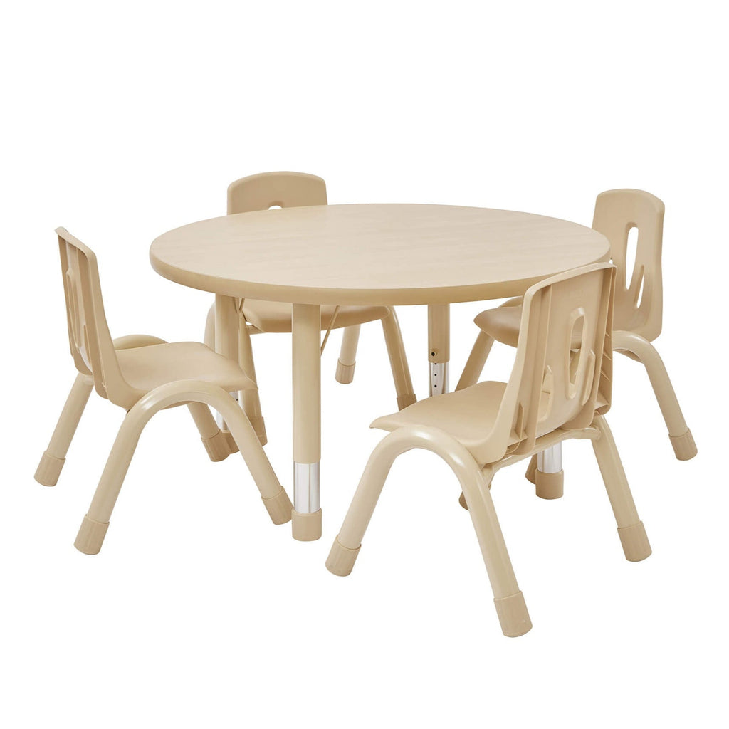 Elegant Height Adjustable Round Table | School Table | www.ee-supplies ...