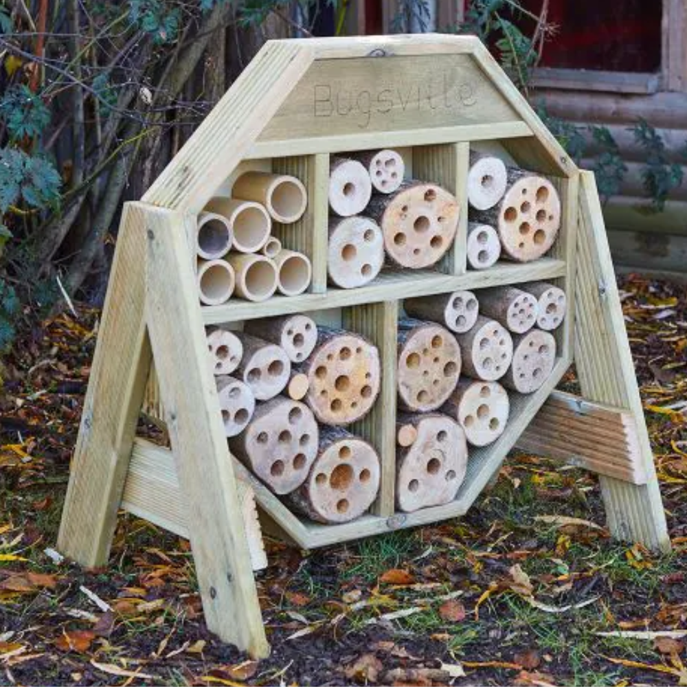 Wooden Outdoor Bugsville Insect Hive | Educational Equipment Supplies