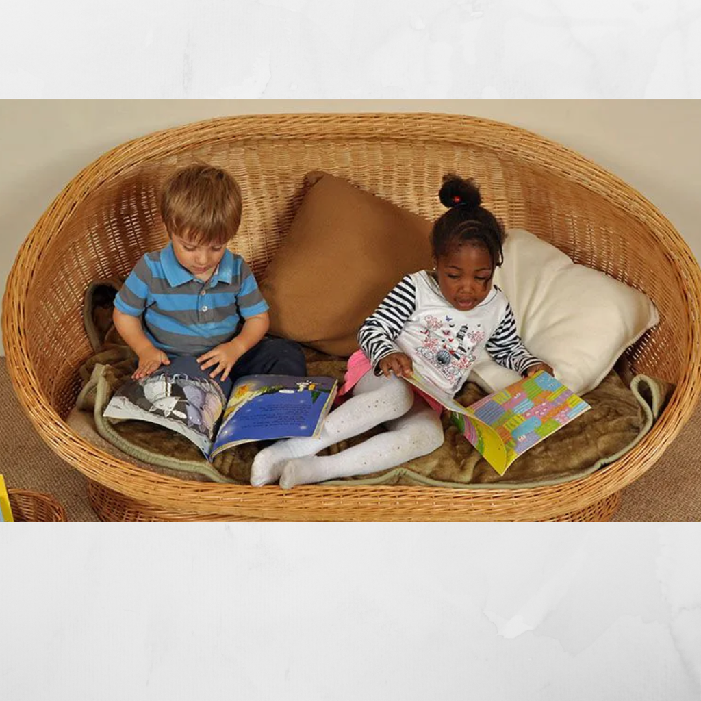 Giant Wicker Reading Couch | Educational Equipment Supplies