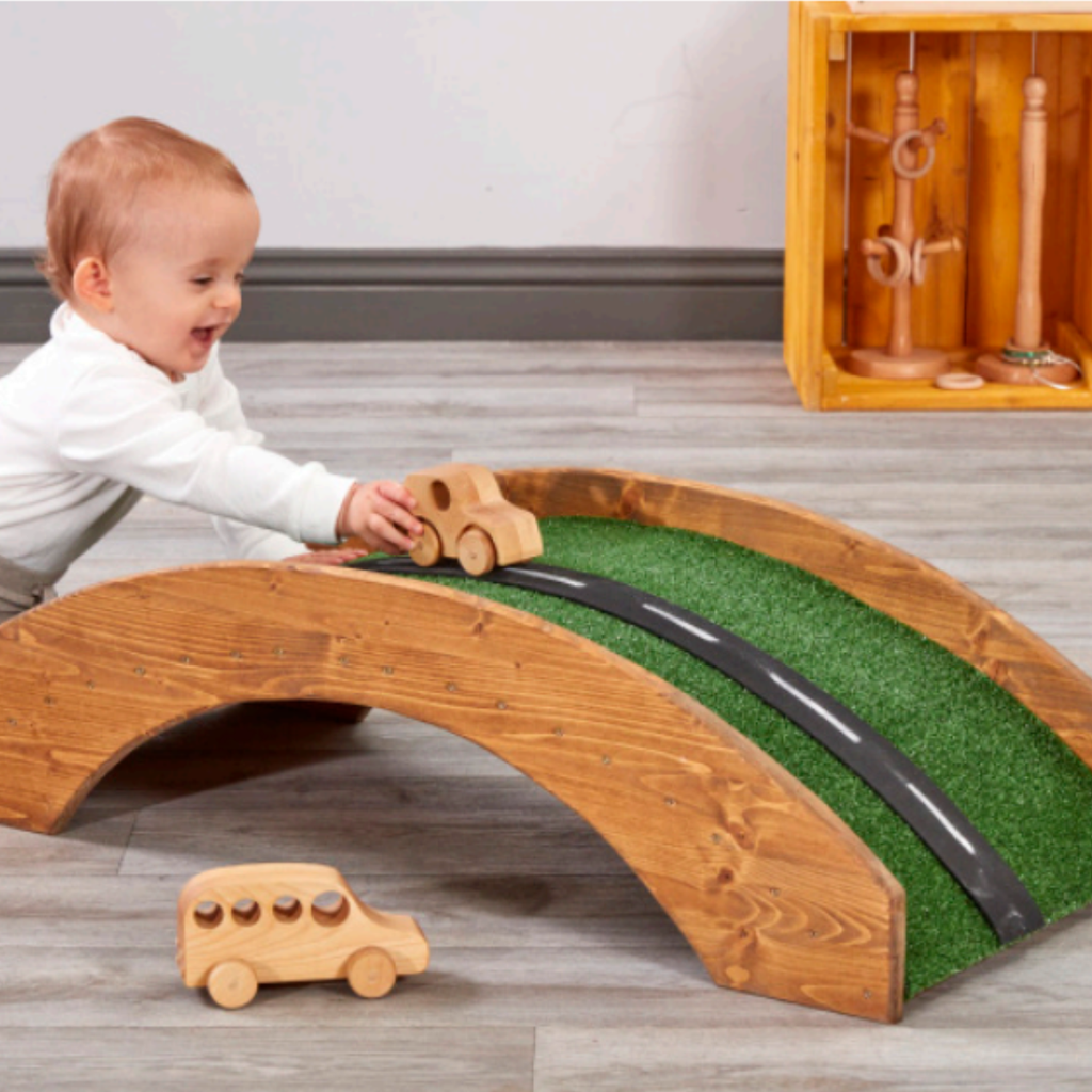 Grass Wooden Step Bridge | Educational Equipment Supplies
