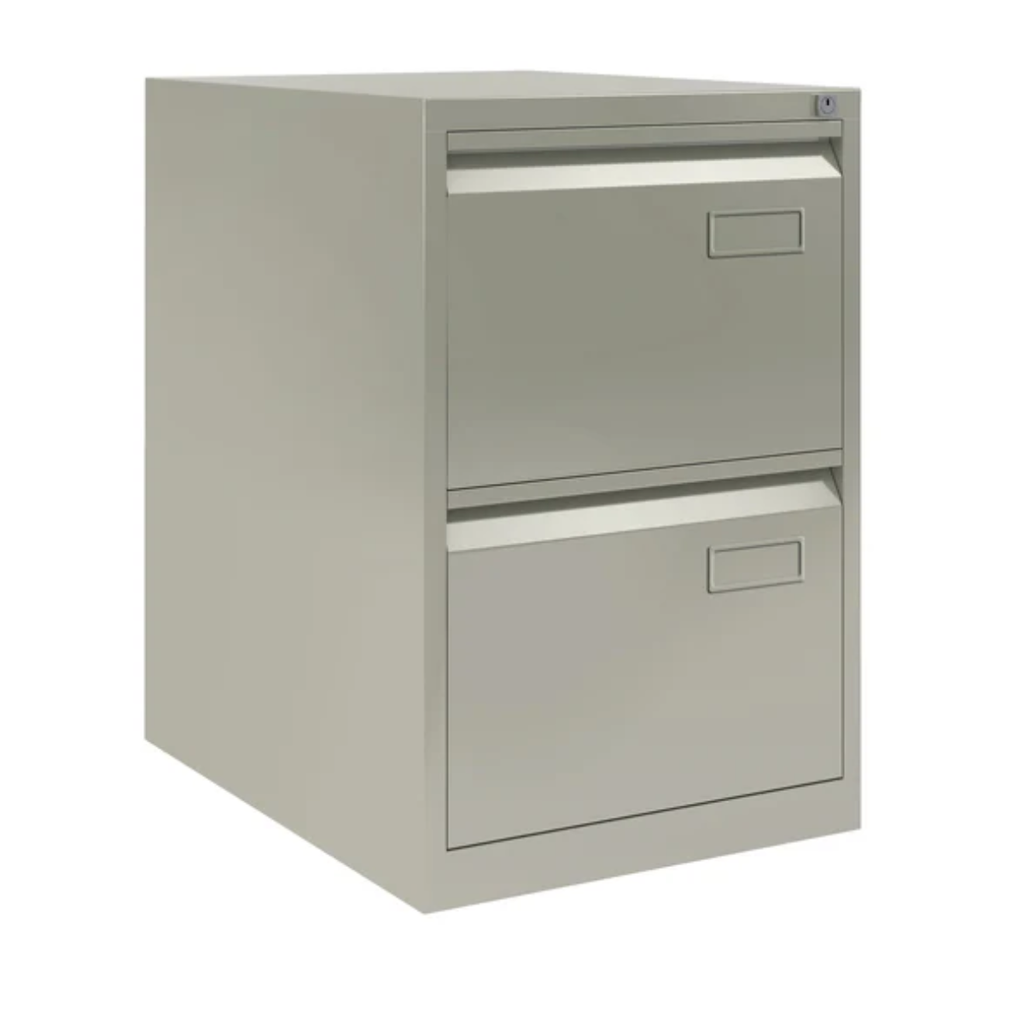 Bisley Contract Steel Filing Cabinet - 2 Drawer | Office Filing Storage ...