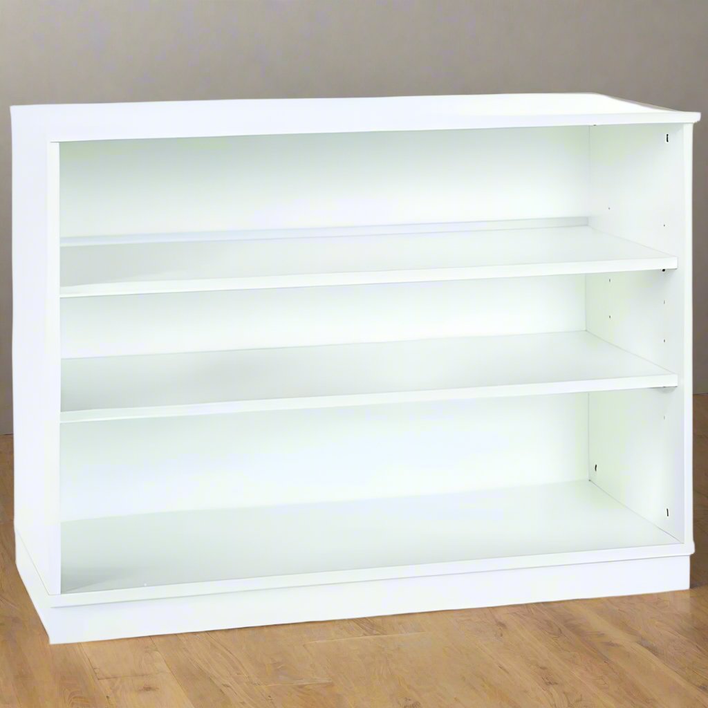 Grey & White 3 shelf Storage Unit | Library units Shelves | www.ee ...