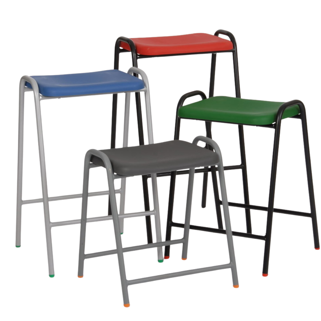 Polypropylene Flat Top Lab Stool | Educational Equipment Supplies