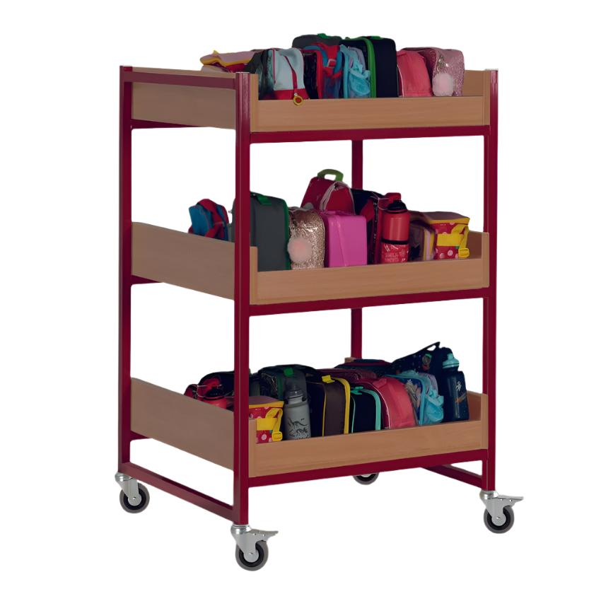 Heavy Duty Lunchbox Trolley - 36 Lunchbox | Educational Equipment Supplies