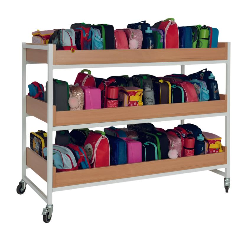 Heavy Duty Lunchbox Trolley - 72 Lunchbox | Educational Equipment Supplies