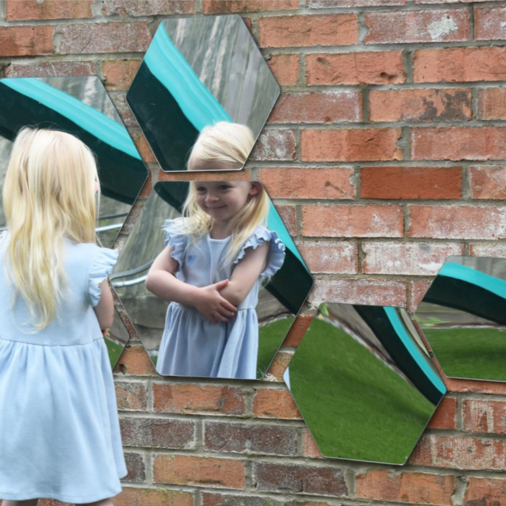 Hexagon Nursery Safety Mirror Set | Reflections | www.ee-supplies.co.uk ...