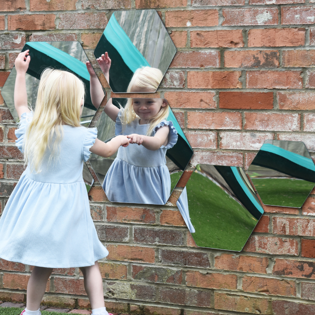 Hexagon Nursery Safety Wall Mirrors | Reflections | www.ee-supplies.co ...