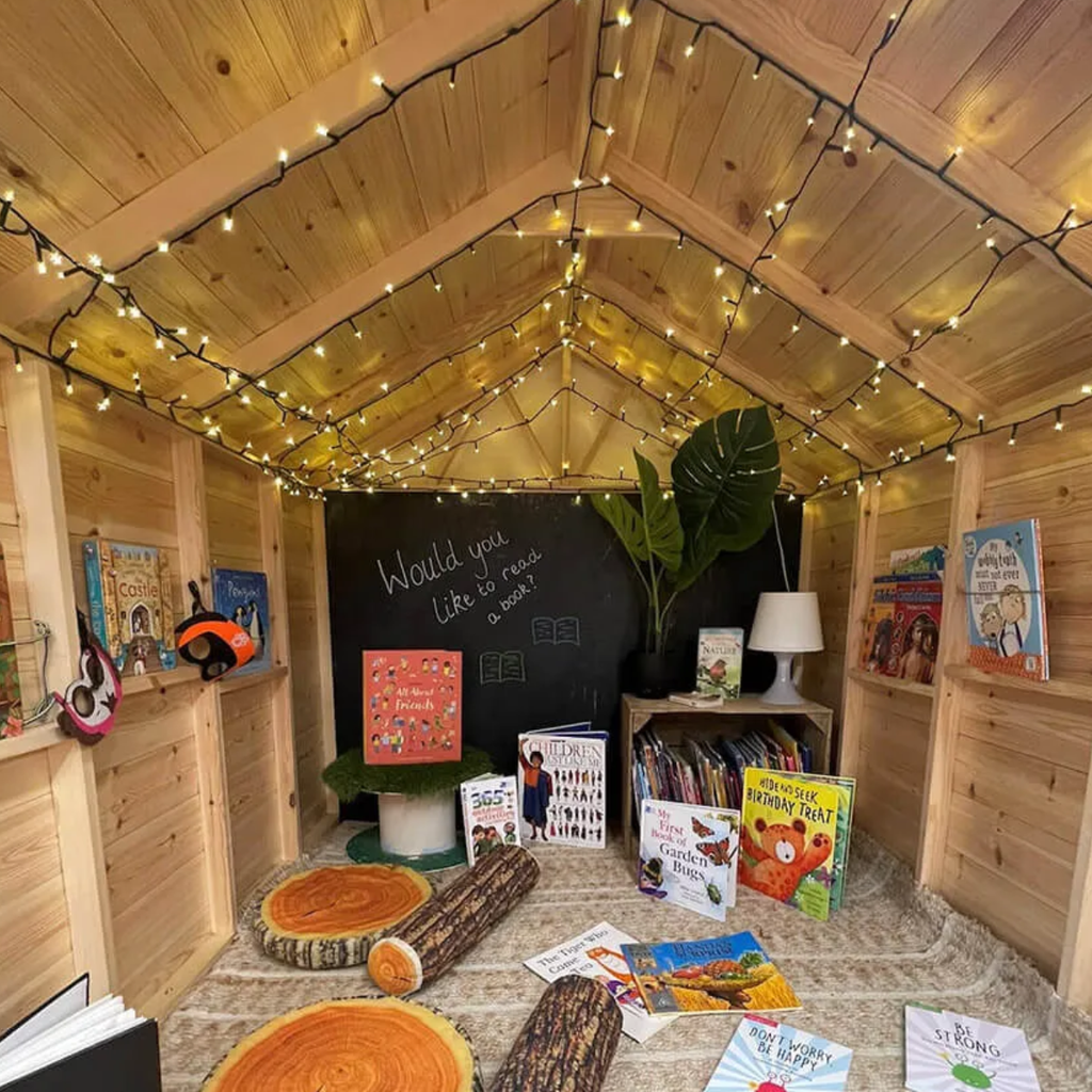 Indoor Wooden Reading House | Educational Equipment Supplies