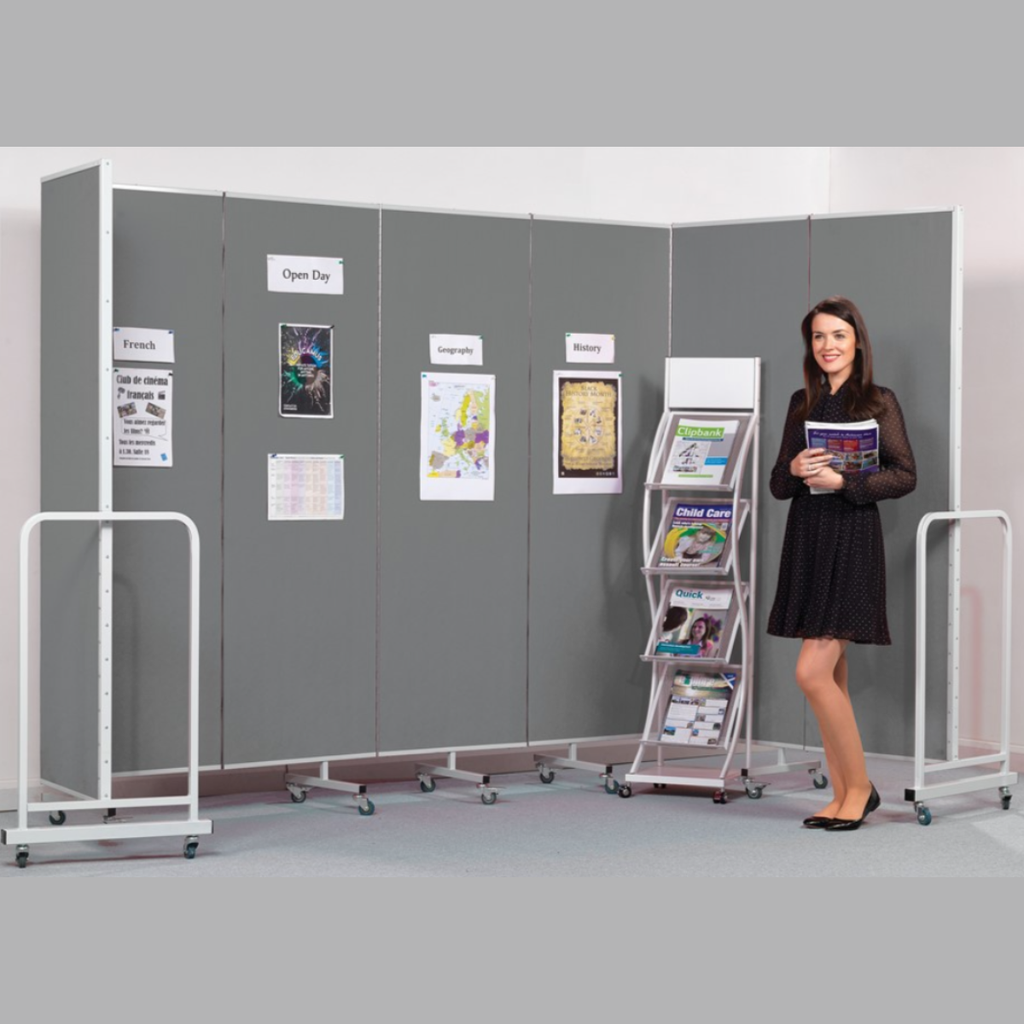 Mobile Insta-Wall Mobile Partitions & Display | Educational Equipment ...