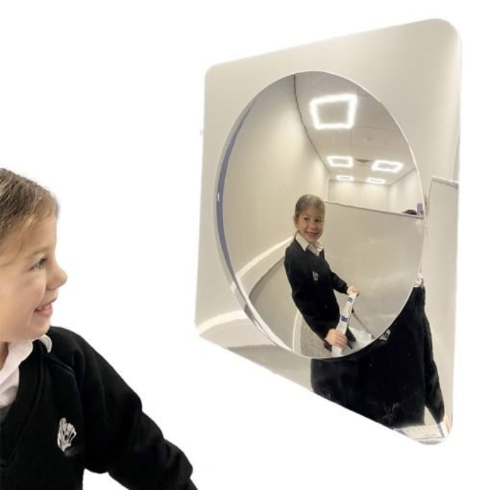 Large Bubble Convex Sensory Acrylic Mirrors Set Of 2 | Educational ...
