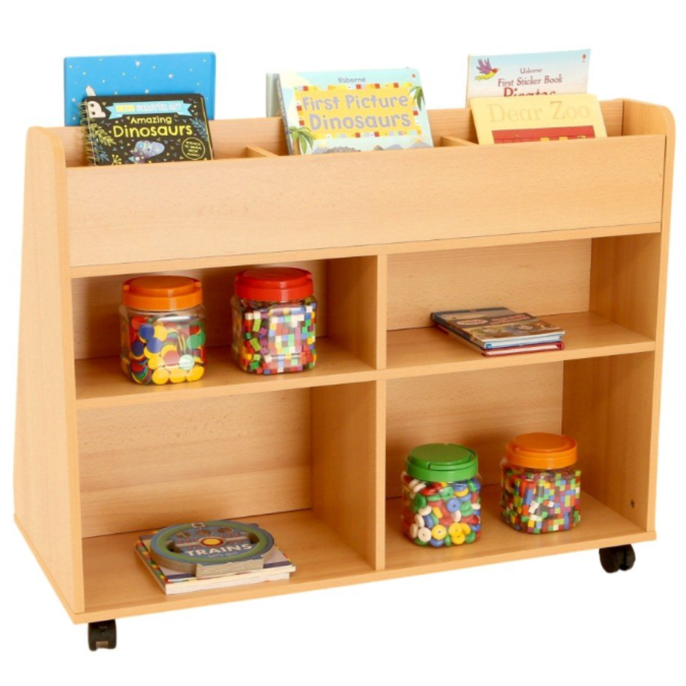 Library Double Sided Display Bookcase | Educational Equipment Supplies