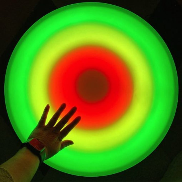 Light Up Round Sensory Floor Tile Interactive LED Touch Sensitive ...