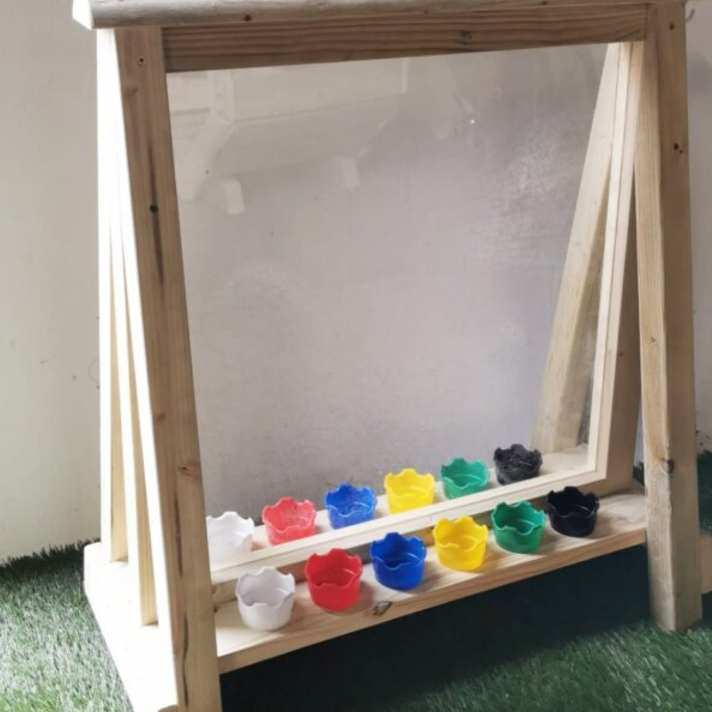 Low Height Wooden Easel | Educational Equipment Supplies