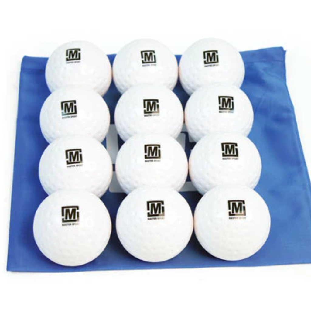 Mastersport Dimple Hockey Ball White x 12 | www.ee-supplies.co.uk ...