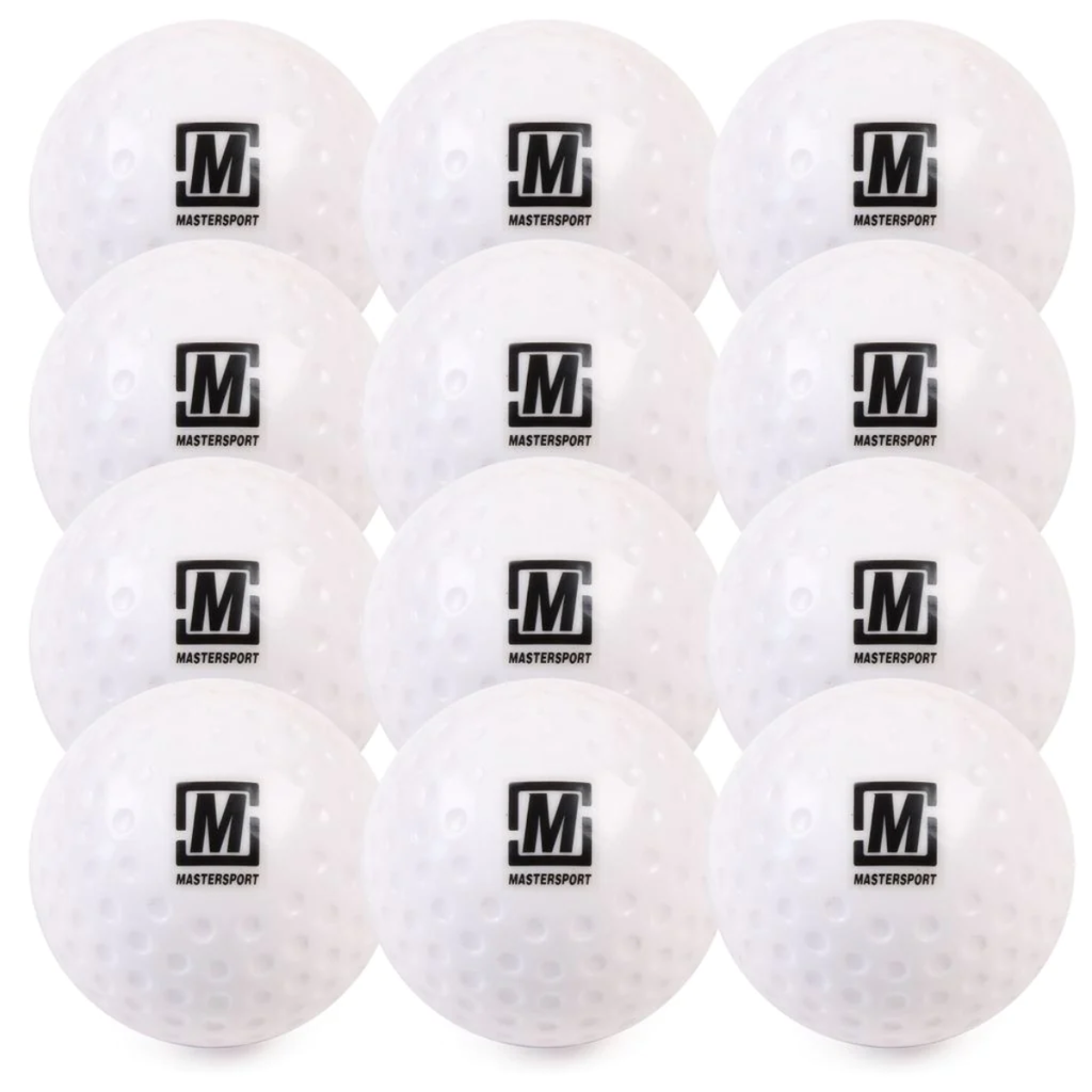 Mastersport Match Dimple Hockey Ball x 12 | Educational Equipment Supplies