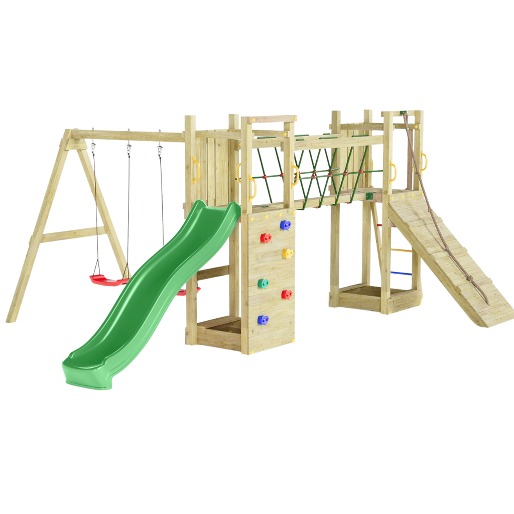 Maxi Fun Wooden Play Climbing Frame | Educational Equipment Supplies