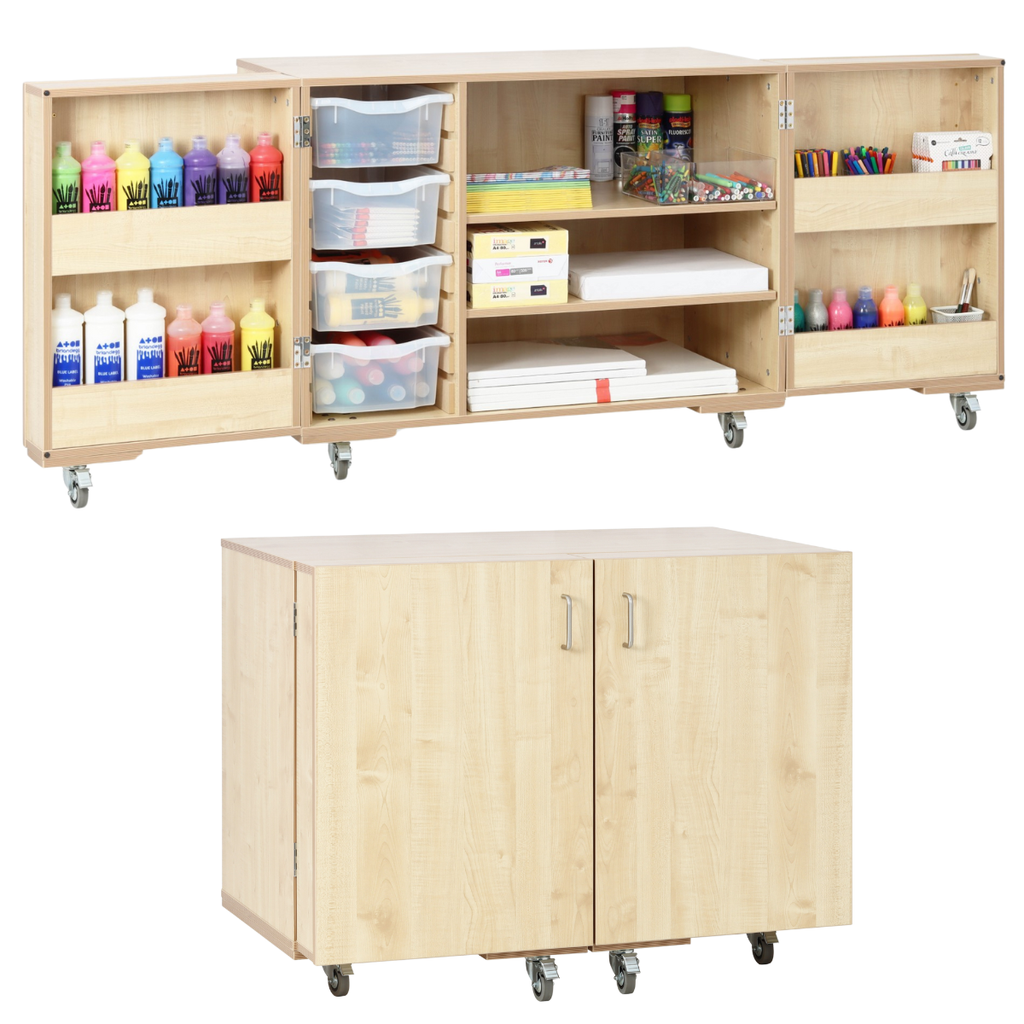 Mobile Art Storage Cupboard | Educational Equipment Supplies