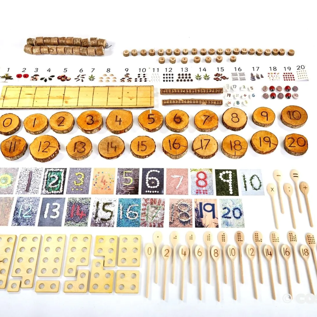Natural Counting Set (100+ Items) | Educational Equipment Supplies