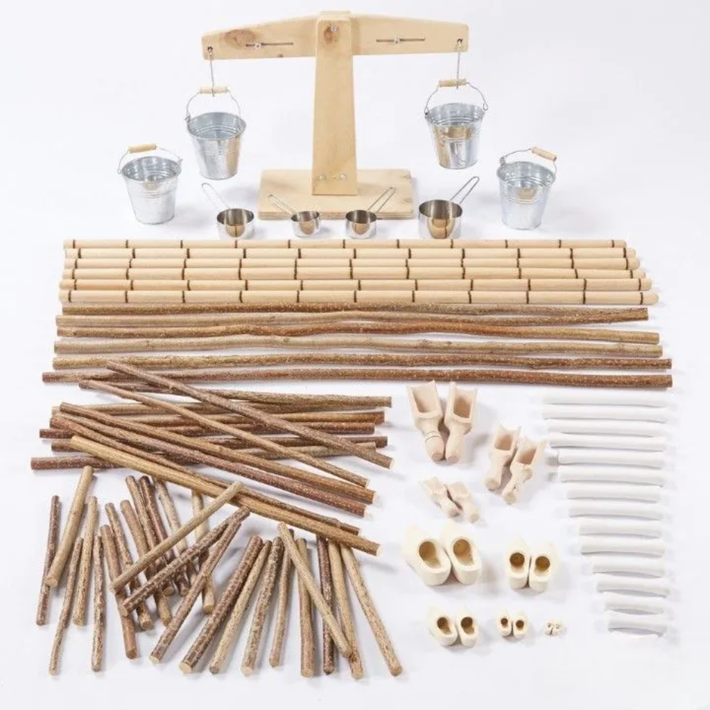 Natural Early Measure Set (18Pk+) | Educational Equipment Supplies