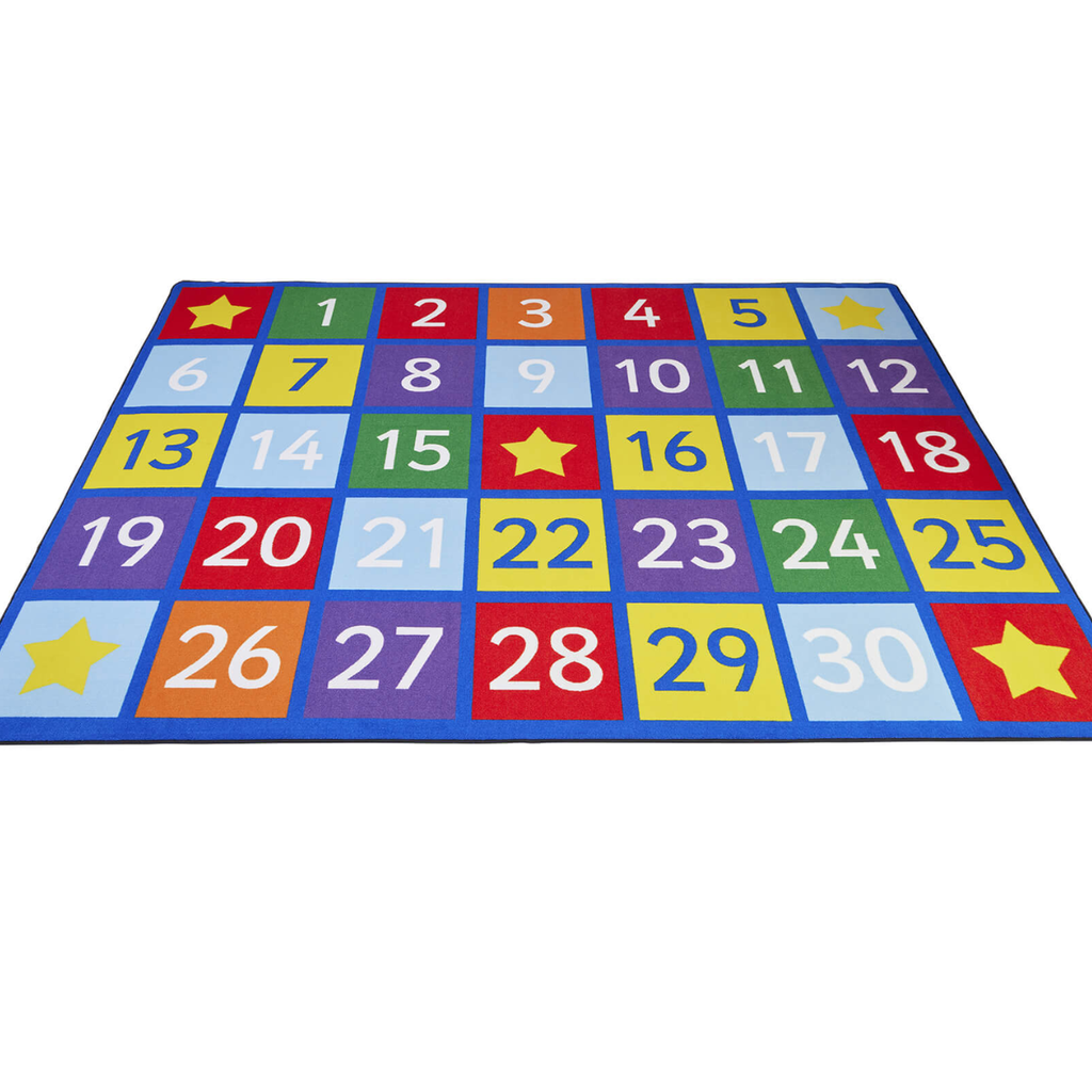 Number Counting Learning Carpet W3500 x D2500mm | Educational Equipment ...